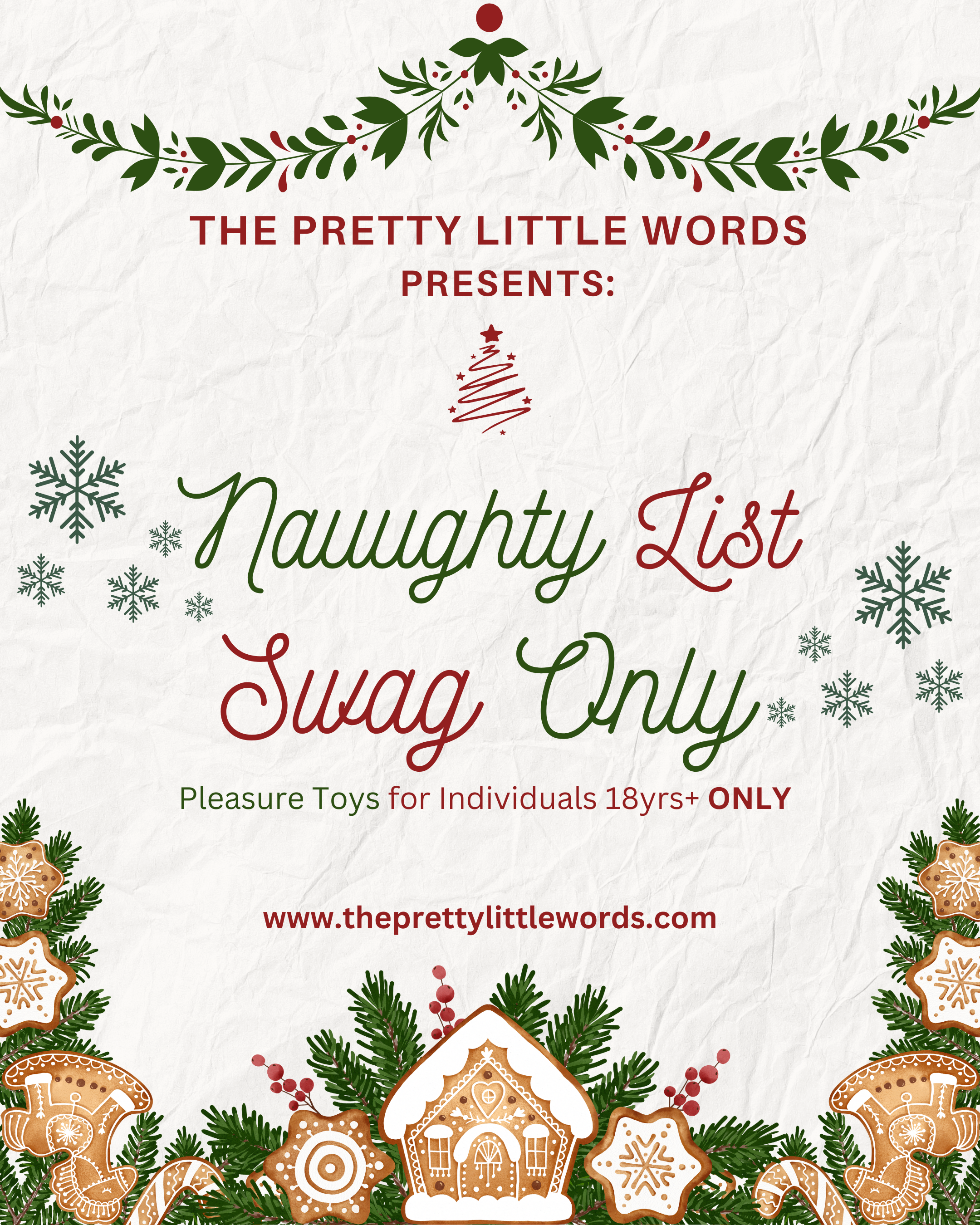 2025 Naughty List Holiday Box SWAG ONLY – The Pretty Little Words